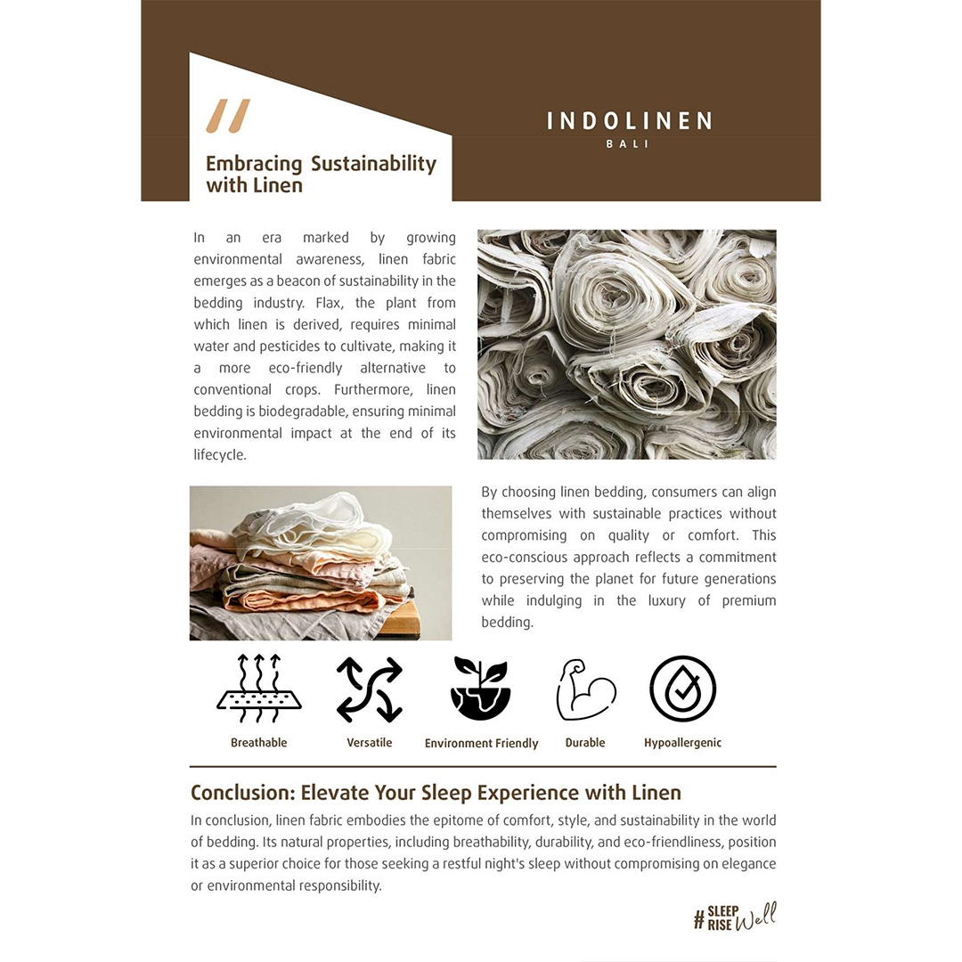 Linen Fact Sheet | IndoLinen